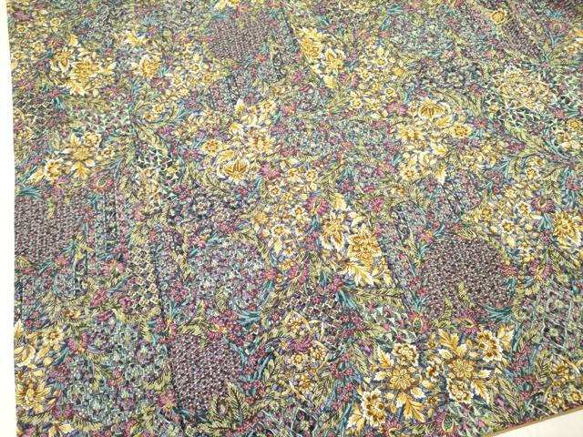 平和屋着物●伝統工芸士　更清　小紋　更紗唐草文　正絹　逸品　DAAP7897yyy