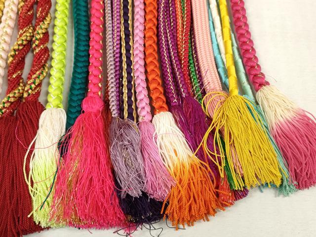 平和屋着物○和装小物 帯締め20本 振袖用 丸組 金糸 逸品 DAAQ1245zzz