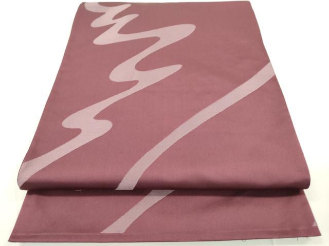 平和屋着物●世界的人形師　辻村寿三郎　ジュサブロー　六通柄袋帯　流水文　正絹　逸品　DAAQ2452fe