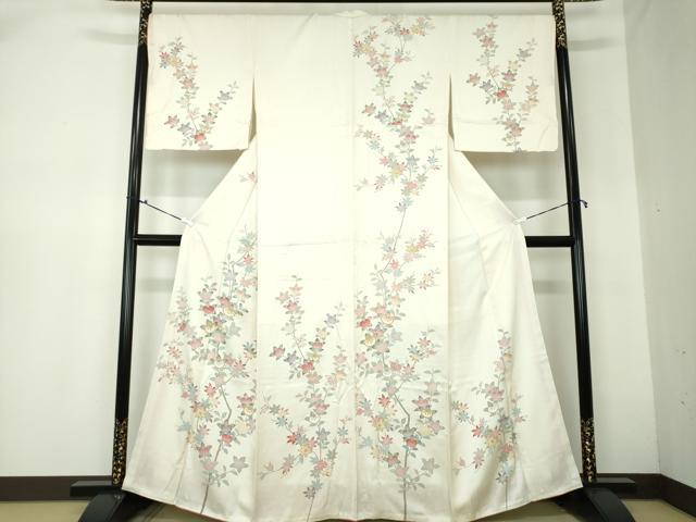 平和屋着物●訪問着　橘　楓　正絹　逸品　未使用　DAAQ2881ps