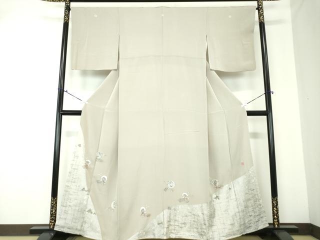 平和屋着物●松尾光琳　色留袖　刺繍　風神雷神図　金彩　やまと誂製　正絹　逸品　DAAQ2968ps