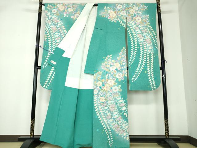 平和屋着物○豪華振袖 絞り 辻が花 暈し染め やまと誂製 正絹 逸品