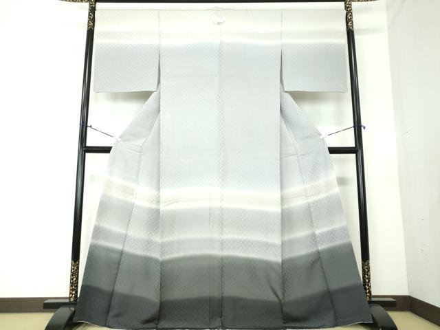 平和屋着物●訪問着　花織　霞文　暈し染め　正絹　逸品　DAAQ3081ps