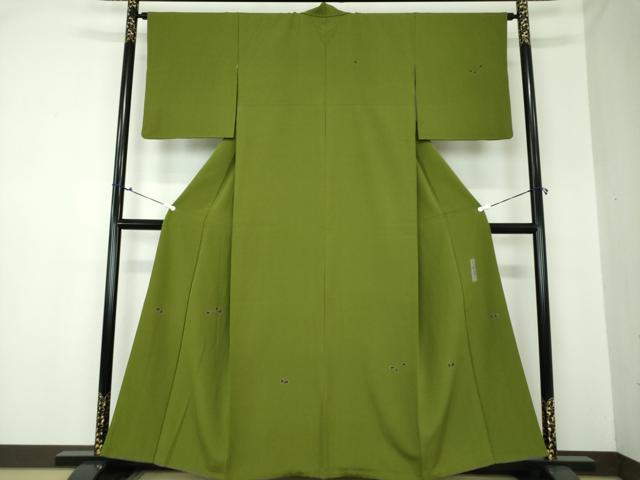 平和屋着物 世界的人形師 辻村寿三郎 ジュサブロー 訪問着 兎 舞花 金彩