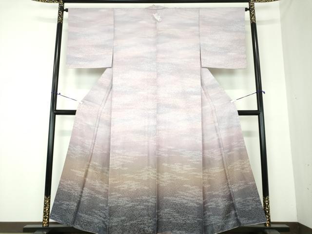 平和屋着物●豪華色留袖　霞文　暈し染め　金通し地　正絹　逸品　未使用　DAAQ3245ps