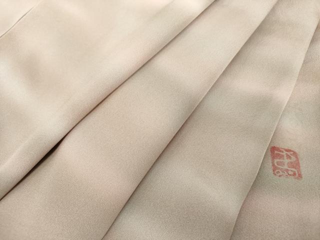 平和屋着物●虹色創家　本郷大田子　小紋　段霞　暈し染め　正絹　逸品　DAAQ3250ps