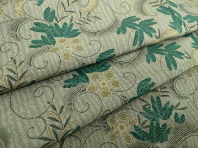 平和屋着物●上質な小紋　花唐草文　正絹　逸品　DAAQ3328ps