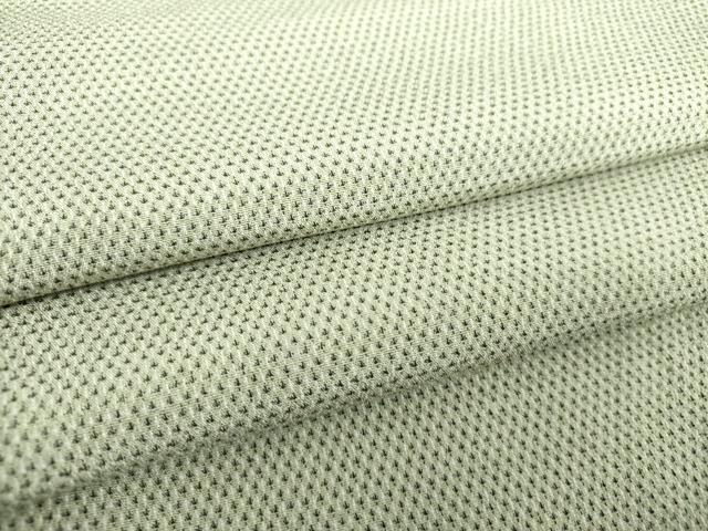 平和屋着物●本塩沢　蚊絣　正絹　逸品　DAAQ3344ps