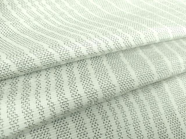 平和屋着物●上質な紬　よろけ縞　正絹　逸品　DAAQ3363ps