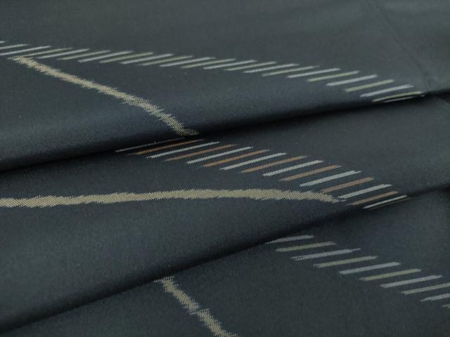 平和屋着物●本場大島紬　斜線文　正絹　逸品　DAAQ3381ps