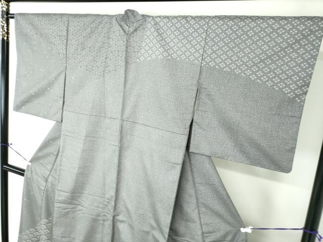 平和屋着物○二代目 川村久太郎 本場染大島紬 訪問着 舞葉文