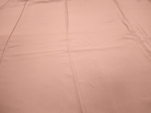 平和屋着物■上質な色無地　薄紅色　正絹　逸品　DAAQ8195sf