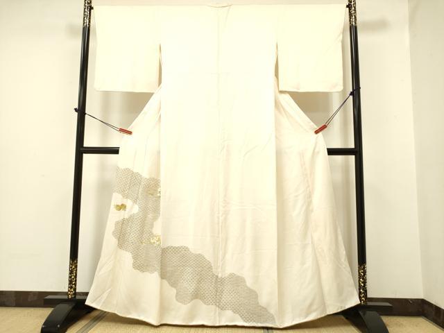 平和屋着物●訪問着　刺繍　貝桶文箱花文　金彩　正絹　逸品　DAAR0101yyy