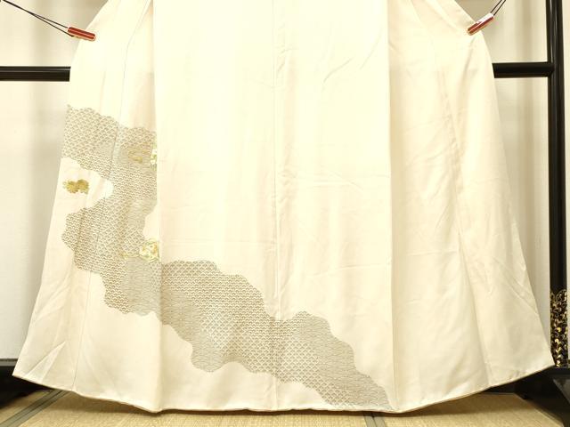 平和屋着物○訪問着 刺繍 貝桶文箱花文 金彩 正絹 逸品 DAAR0101yyy