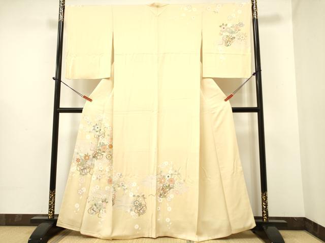 平和屋着物●訪問着　花束文　金彩　ますいわ屋扱い　正絹　逸品　DAAR0141yyy