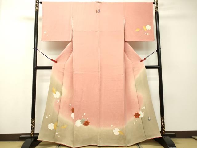 平和屋着物○豪華振袖 刺繍 雪輪兎花文 金彩 正絹 逸品 AAAT2272ck 振袖