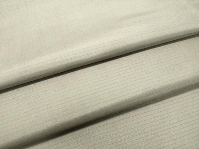 平和屋着物●本場縞大島紬　白鼠色　正絹　逸品　DAAR4454tw