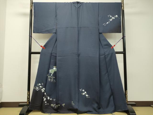 平和屋着物●訪問着　童子草花文　暈し染め　金銀彩　正絹　逸品　未使用　DAAR4495tw