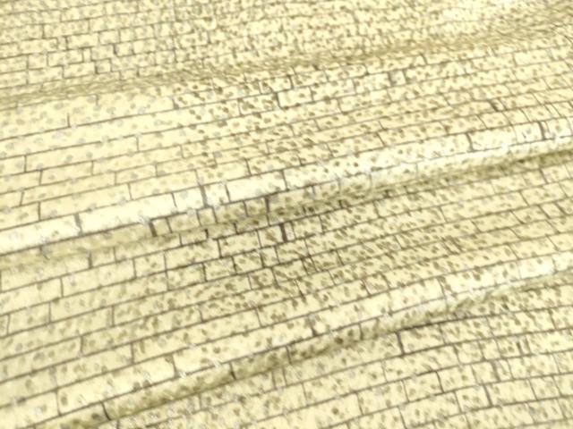 平和屋着物▽上質な小紋　単衣　石畳文　銀彩　鈴乃屋扱い　正絹　逸品　DAAS0077az