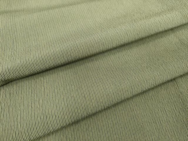 平和屋着物▽江戸小紋　単衣　万筋　藍媚茶色×千歳茶色　さんび謹製　洗える着物　DAAS0352az