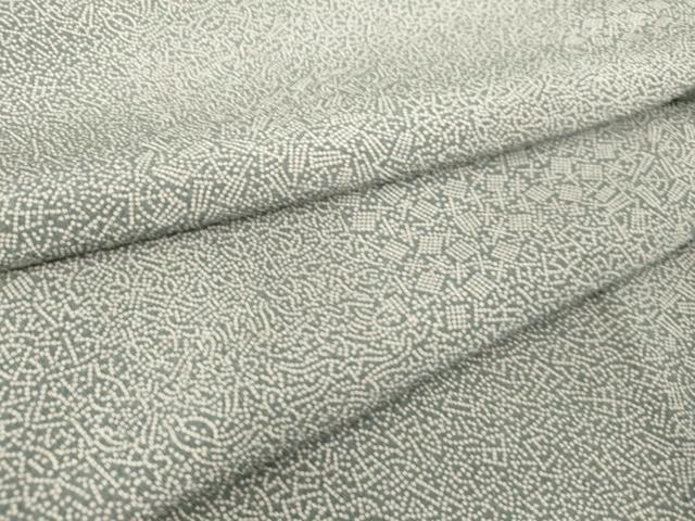 平和屋着物▽江戸小紋　単衣　寄せ小紋柄　洗える着物　DAAS0355az