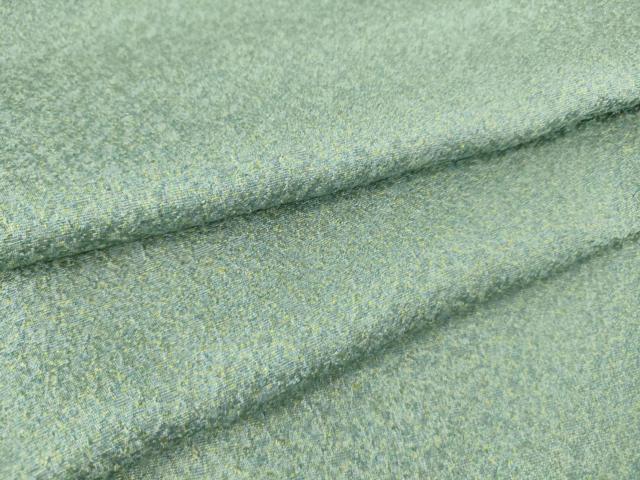 平和屋着物▽上質な小紋　単衣　霞文　正絹　逸品　未使用　DAAS0576az