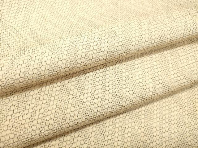 平和屋着物●本塩沢　110亀甲　菱文　正絹　逸品　DAAS2083tw