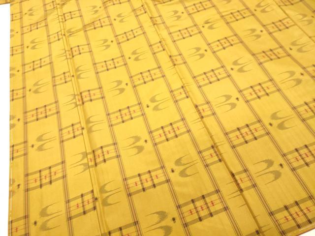 平和屋着物●上質な紬　絣間道  　正絹　逸品　未使用　DAAS2084tw