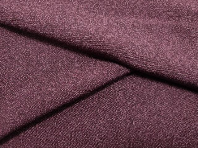 平和屋着物●重要無形文化財　人間国宝　中村勇二郎　江戸小紋　古代菊　正絹　逸品　DAAS2103tw