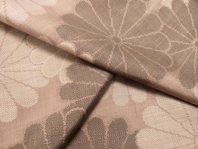 平和屋着物●本場大島紬　9マルキ　舞花文　正絹　逸品　DAAS2176tw