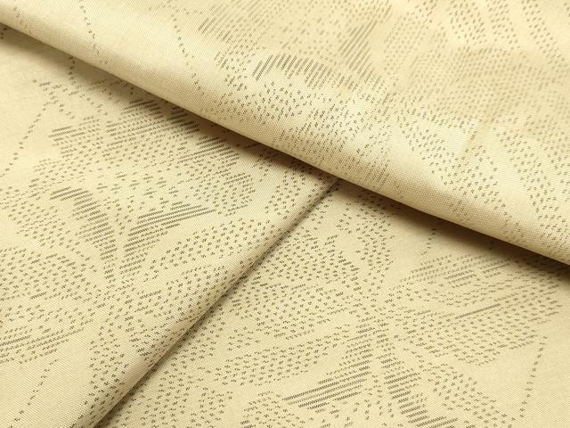 平和屋着物●本場大島紬　草花文　正絹　逸品　DAAS2334tw