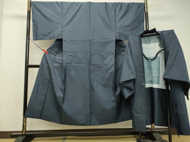 平和屋着物●男性　本場大島紬　アンサンブル　亀甲柄　正絹　逸品　DAAS2377tw