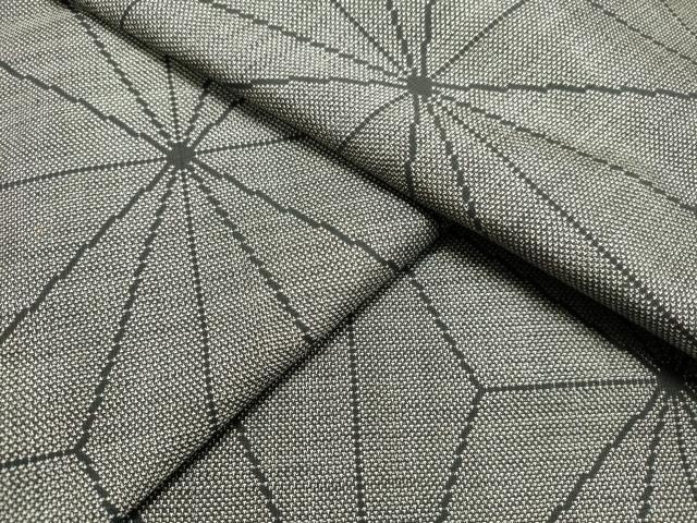 平和屋着物●本場大島紬　9マルキ　麻の葉文様　正絹　逸品　DAAS2500tw