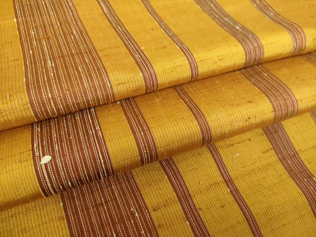 平和屋着物●上質な紬　変わり間道　正絹　逸品　DAAS3041ps