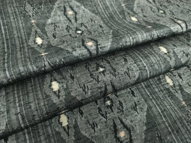 平和屋着物●上質な紬　菱間道　正絹　逸品　DAAS3068ps