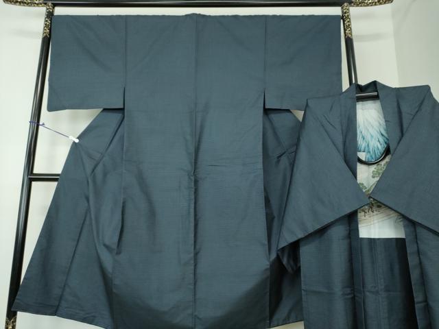 平和屋着物●男性　本場大島紬　アンサンブル　長羽織　100亀甲　総詰め　正絹　逸品　DAAS3070ps