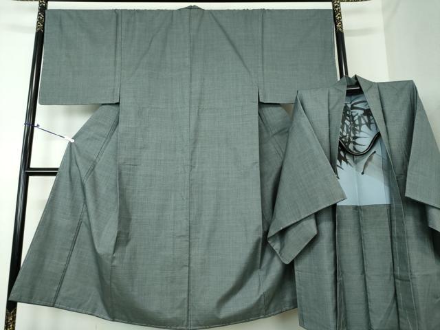 平和屋着物●男性　本場大島紬　アンサンブル　長羽織　100亀甲　総詰め　正絹　逸品　未使用　DAAS3076ps