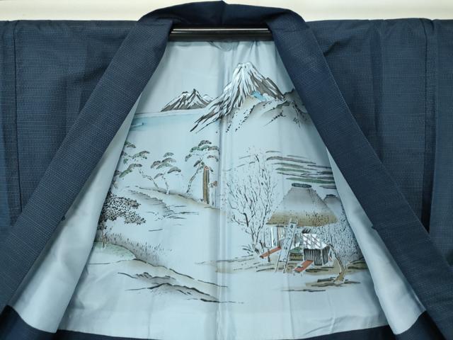 平和屋着物○男性 本場大島紬 アンサンブル 亀甲柄 正絹 逸品 CAAS8733vf