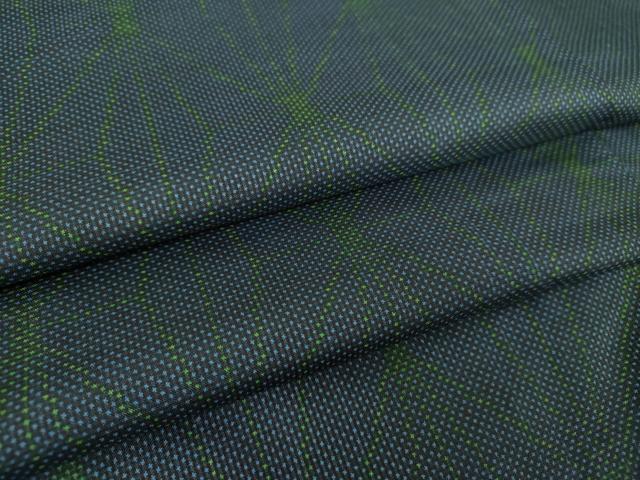 平和屋着物●本場大島紬　7マルキ　菱文　正絹　逸品　未使用　DAAS3108ps