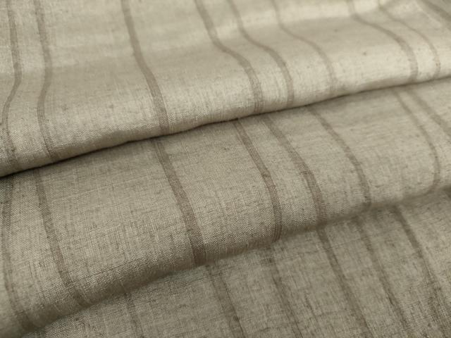 平和屋着物●上質な紬　よろけ縞　鈴乃屋扱い　正絹　逸品　未使用　DAAS3109ps