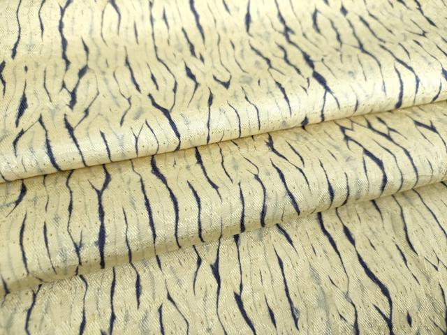 平和屋着物●上質な紬　杢目絞り　正絹　逸品　DAAS3156ps