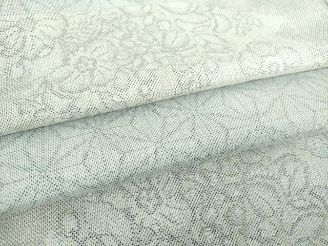 平和屋着物●上質な紬　辻が花　横段吉祥文　正絹　逸品　DAAS3316ps