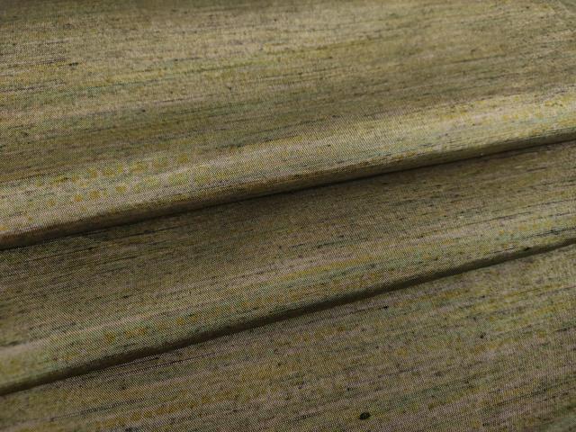 平和屋着物●上質な紬　段霞文　正絹　逸品　未使用　DAAS3402ps