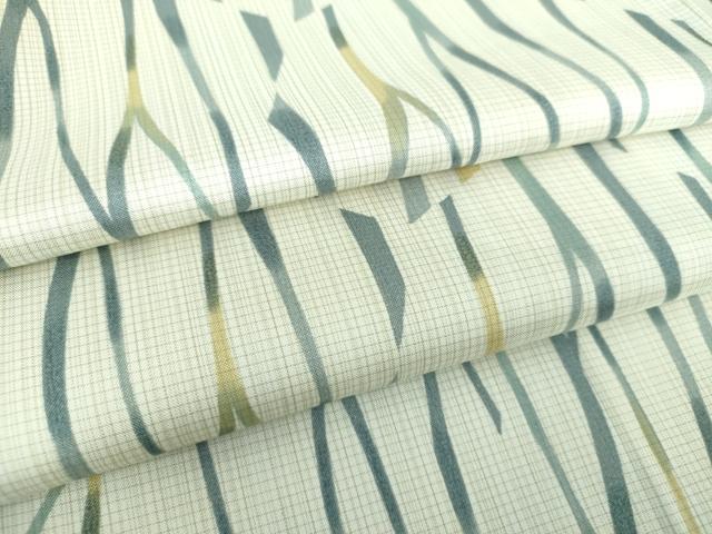 平和屋着物●本場縞大島紬　変わり間道　まるやま扱い　正絹　逸品　DAAS3417ps