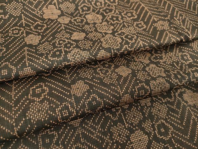 平和屋着物●本場大島紬　7マルキ　枝垂れ花　正絹　逸品　未使用　DAAS3440ps