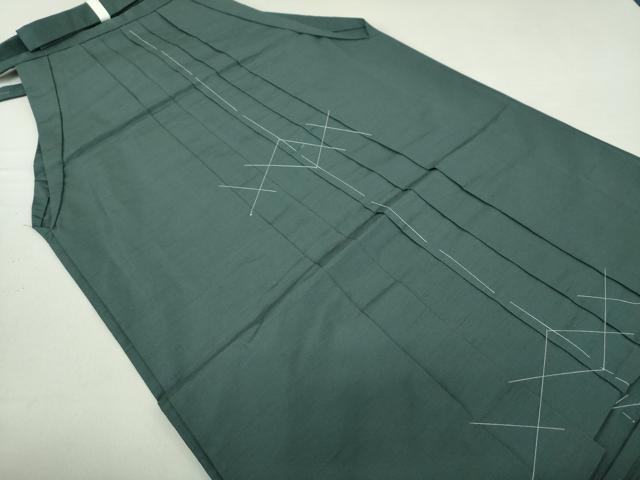 平和屋着物●男性　行灯袴　紬地　虫襖色　正絹　逸品　DAAS3442ps