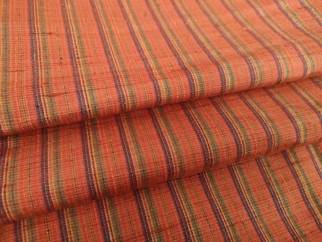 平和屋着物●上質な紬　間道　正絹　逸品　DAAS3475ps