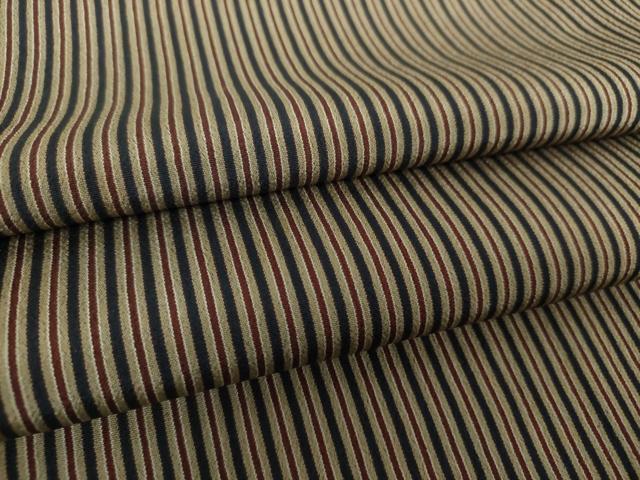 平和屋着物●男性　お召　縞　正絹　逸品　DAAS3515ps