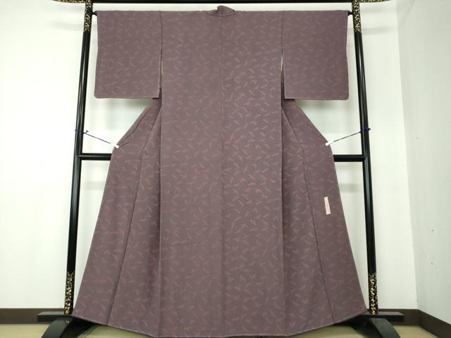 平和屋着物○世界的人形師 辻村寿三郎 ジュサブロー 小紋 蜻蛉 正絹 逸品