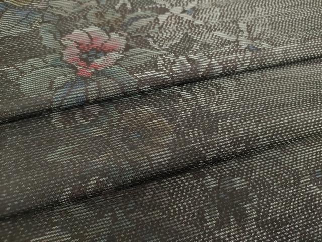 平和屋着物●本場大島紬　花間道　やまと誂製　正絹　逸品　DAAS3779ps